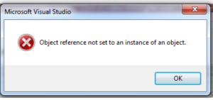 Act CRM Error Message: Object Reference Not Set to an Instance of an ...