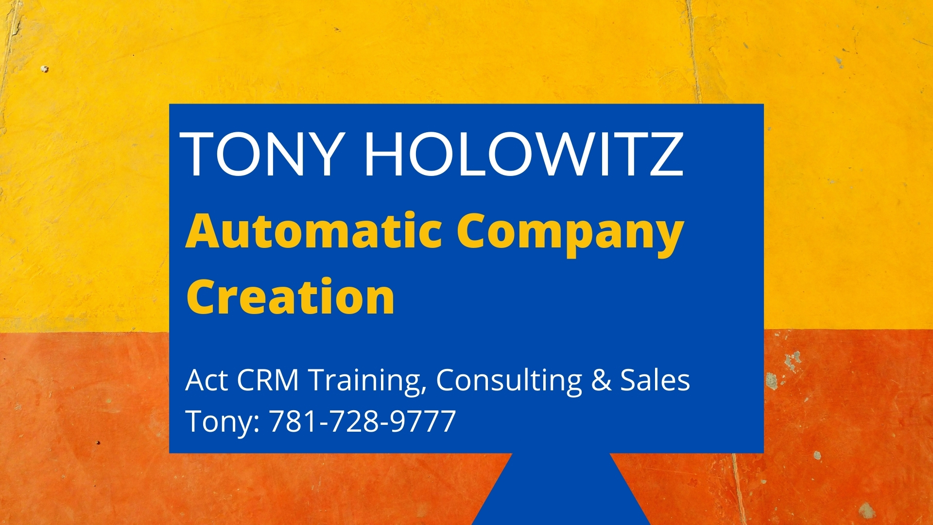Automatic Company Creation: Act CRM Software Feature Review - Friendly ...