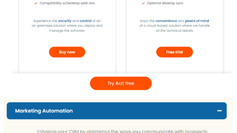 Act Premium Desktop v24 | Friendly Act CRM Software Database Sales ...
